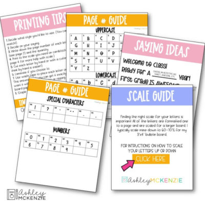 How to Use Bulletin Board Letters in Your Classroom - Ashley McKenzie Decor