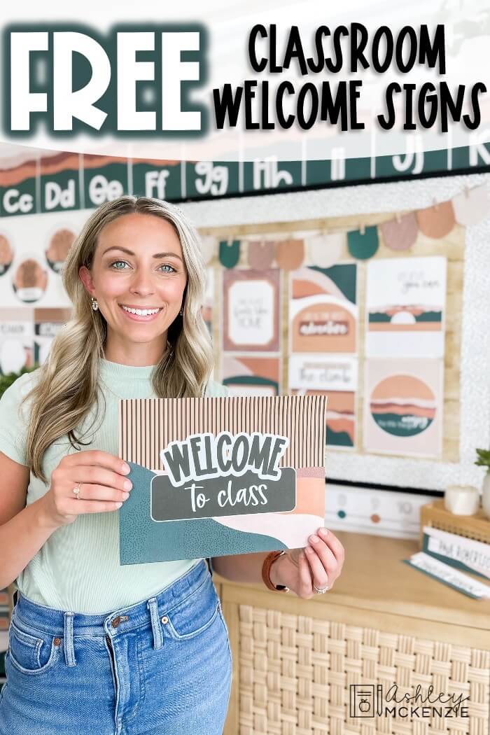 Abstract Landscape Classroom Decor - Ashley McKenzie Decor