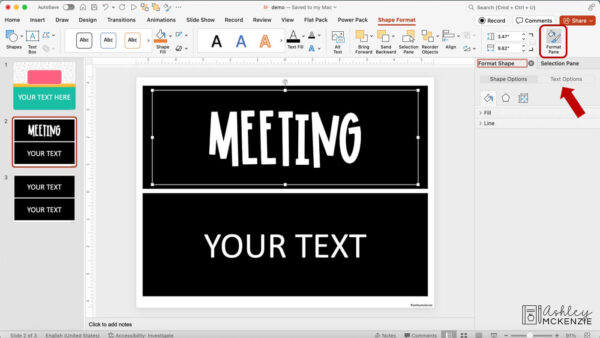How to Make Text Glow in PowerPoint - Ashley McKenzie Decor